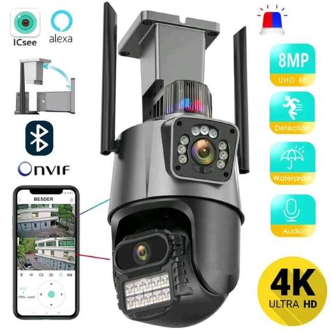 Top On Sale Product Recommendations 8mp 4k Wifi Camera Dual Lens