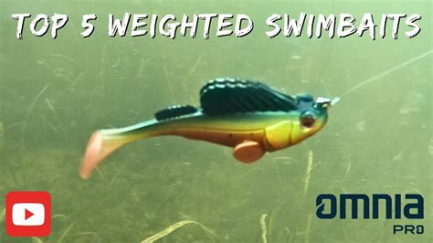 Top 5 Weighted Swimbaits These Baits Catch Bass All Year Bass