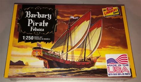 Lindberg Barbary Pirate Ship 1250 Scale Ship Model Kit 205 Eur 1474
