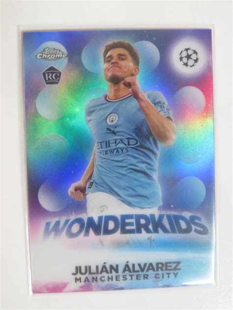 代購代標第一品牌樂淘letao2022 23 TOPPS CHROME UEFA WONDERKIDS インサート JUAN ALVAREZ RC