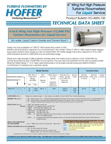 Hit 2a Rate Indicator Totalizer Hoffer Flow Controls Pdf Catalogs Technical Documentation