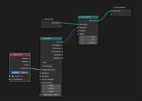 How To Create A Uniform Path On A Wavy Mesh Using A Bezier Curve And