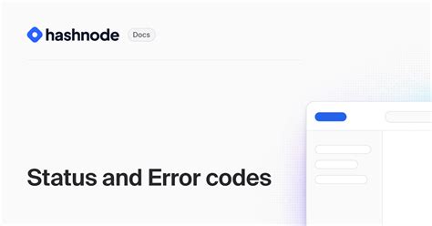 Status And Error Codes