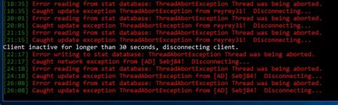 Server And User Issue Client Blocked On Entering World · Issue