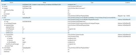 Entity Command Buffers With Burst Debug Crash Information Journaling