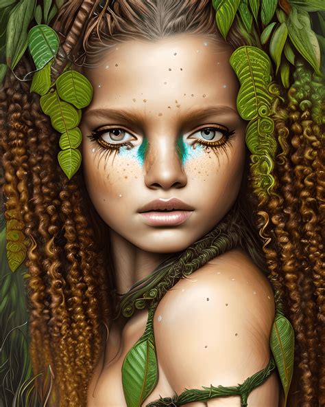 Whimsical Amazon Warrior Girl · Creative Fabrica