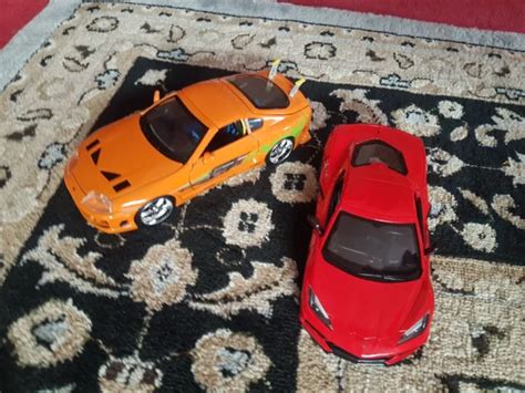 FAST AND FURIOUS Brian s 1995 Toyota supra MK IV feu vert échelle 1 43