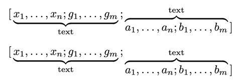 Align How To Split A Bmatrix Expression Across Two Lines With Alignment And Underbrace