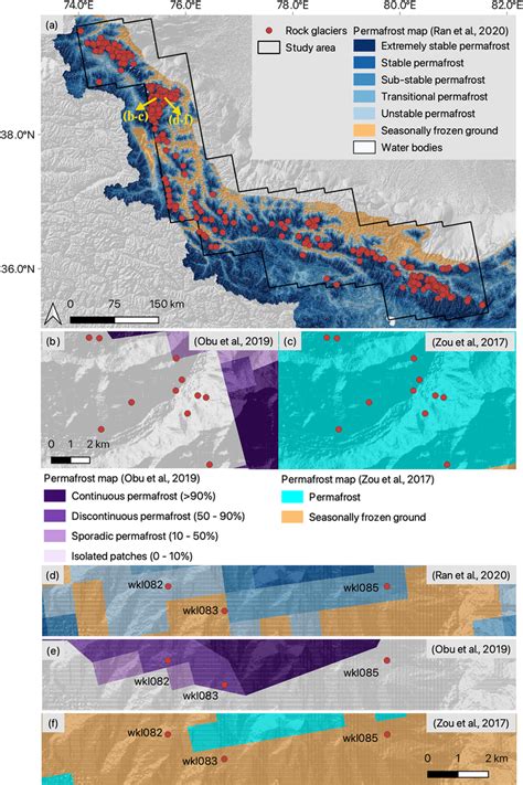 Comparisons Between The Inventoried Rock Glaciers Rgs And Existing