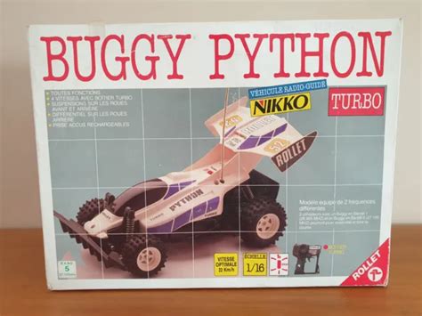 VINTAGE NIKKO BUGGY Python RC 80 S Guided Radio Rare Ref 163 1 16