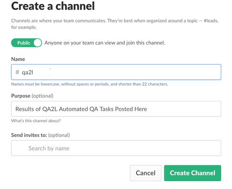 tagging audits integrated with slack qa2l