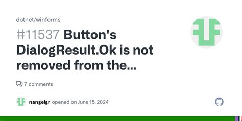 Buttons Dialogresultok Is Not Removed From The Designercs Even When