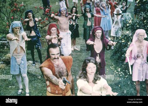 Zardoz Sean Connery Charlotte Rampling Zarz Stockfotografie
