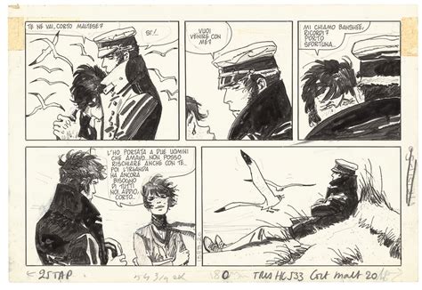 Corto Maltese By Hugo Pratt On Display In Bologna