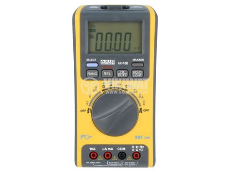 Digital Multimeter AX 18B LCD Vdc Vac Adc Aac Ohm F Hz C VIKIWAT