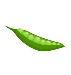 Green Beans Icon Cartoon Style Royalty Free Vector Image