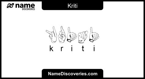 Kriti Name Meaning And Origin