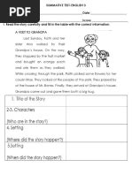 Grade 3 Story Elements A Pdf