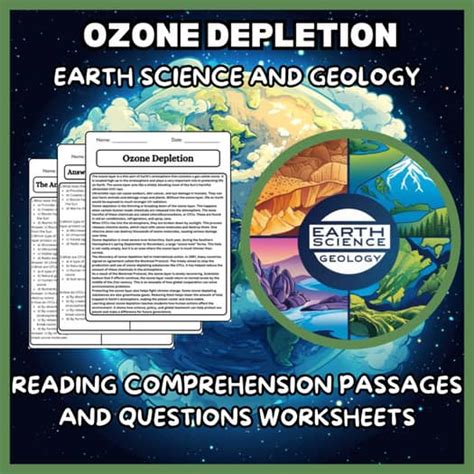 Ozone Depletion Reading Comprehension Passages And Questions Worksheets