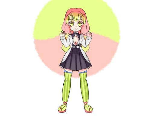 Mitsuri Kanroji Fanart Kimetsu No Yaiba Aurora Sleeping Beauty Fan