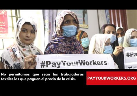 PayYourWorkers No Permitamos Que Las Trabajadoras Textiles Paguen El