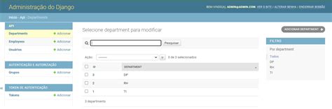 GitHub EricGPTI desafio igs django Desenvolvimento de API para gestão de funcionários