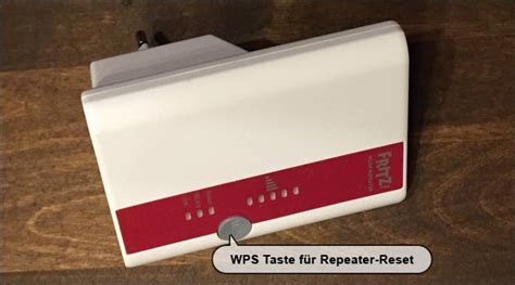 Fritz WLAN Repeater Reset Zurücksetzen und neustarten