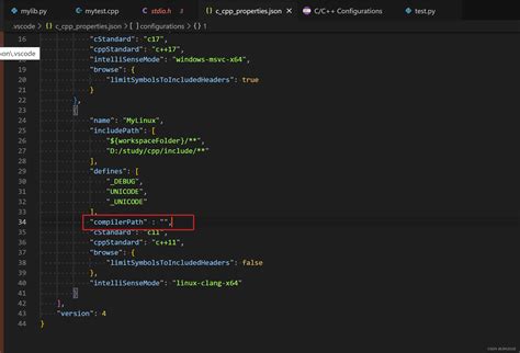 Vscode 移除默认include路径移除vscode C编译路径 Csdn博客
