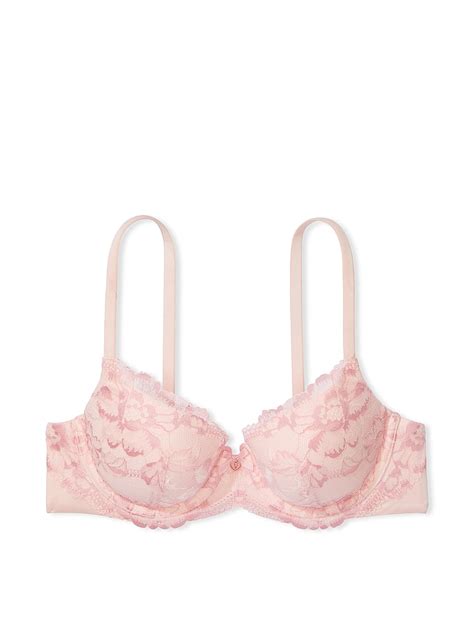 Bra Demi Con Copa De Encaje Ligeramente Forrada Relleno Ligero