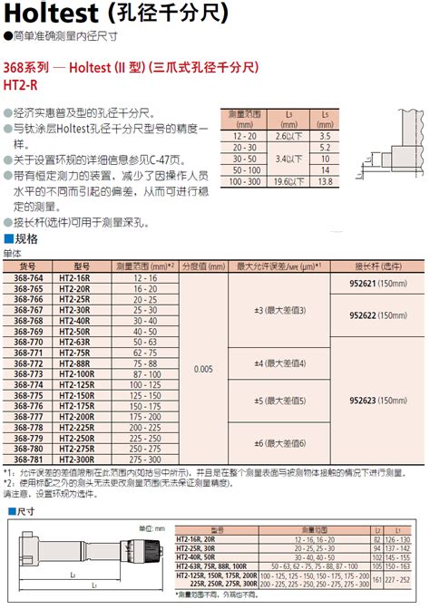 日本三丰368 991经济型三爪式内径千分尺套装三点式孔径千分尺 内径测量工具 长度尺寸测量类 产品展示 深圳市仞铢精密量仪