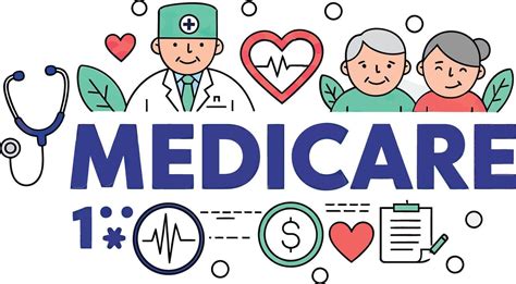 Medicare Logo With People And Medical Items 56853832 Vector Art At Vecteezy