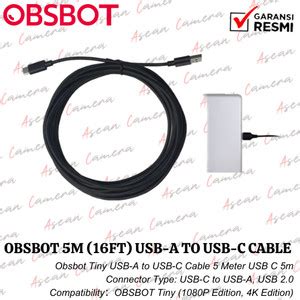 Jual OBSBOT 5m 16ft USB A To USB C Cable Tiny Series Jakarta Utara Asean Camera Tokopedia
