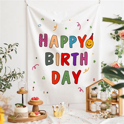 【法法雜貨】特價 生日掛布 生日背景布 兒童生日布置 生日布景 生日背景牆 生日佈置 周歲布置 週歲慶生 生日布 蝦皮購物