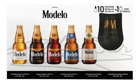 Pack Cerveza Modelo Premium Pack 10 Botellas 355ml Copa Mercadolibre