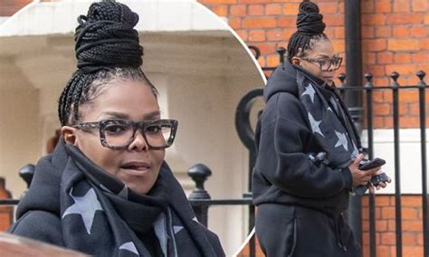 Janet Jackson Cuts A Casual Figure As She Steps Out In London After