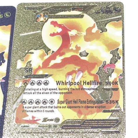 Mavin Hellfire Charizard Vmax Black And Gold Foil FanArt Pokémon Card LV HP