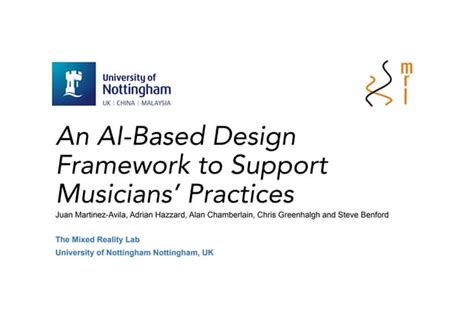 Ai Based Design Framework To Support Music Practices Ppt
