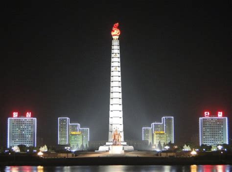 Pyongyang At Night