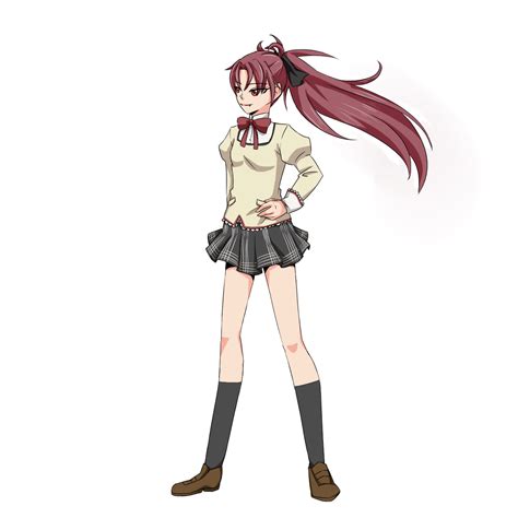 Kyoko Sakura Puella Magi Elaine Magica