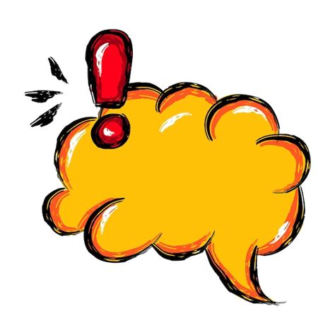 Premium Vector Comic Bubbles Element Isolated