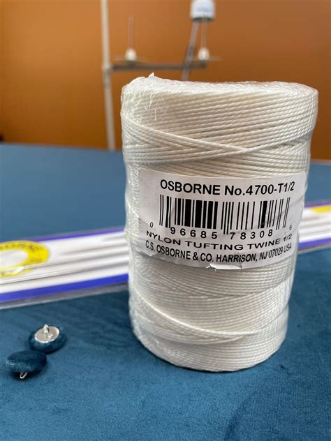 Button Twine For Pulling And Tufting Buttons Etsy