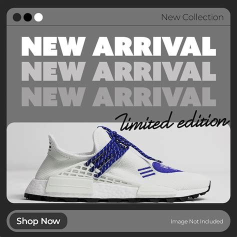 Premium Psd Psd New Arrival Shoes Limited Edition Instagram Post Template