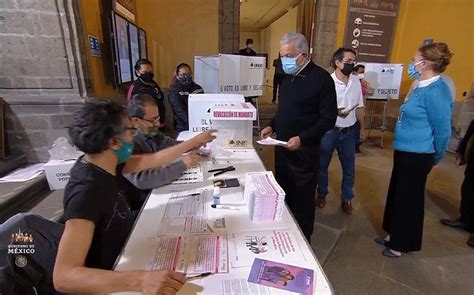 Amlo Emite Su Voto De Revocación De Mandato José Cárdenas