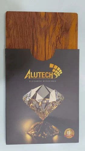Brown 2mm Alutech Acp Sheets For Interior At ₹ 165 Square Feet In