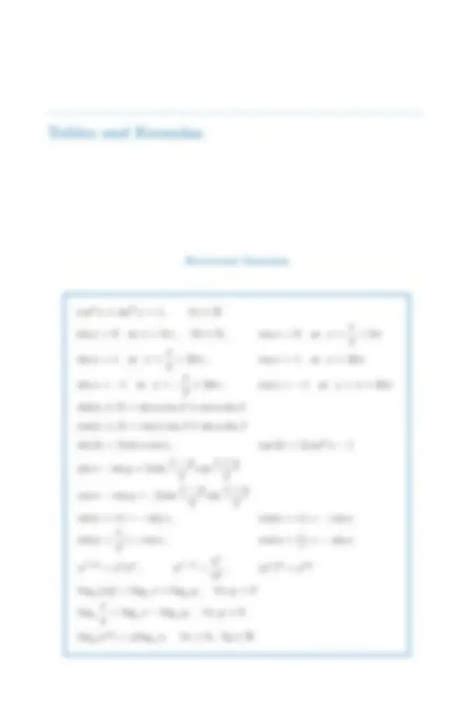 Signals And Systems Main Formulas Cheat Sheet Signals And Systems Docsity