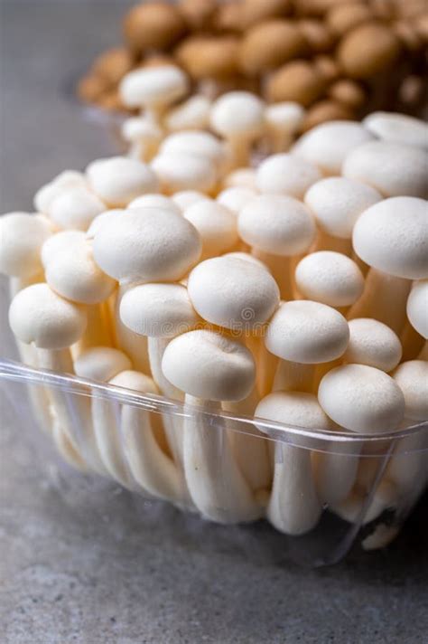 Fresh Buna Brown And Bunapi White Shimeji Edible Mushrooms From Asia