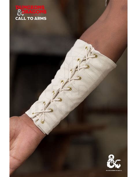 Medieval Monk Bracers Natural White ⚔️ Medieval Shop