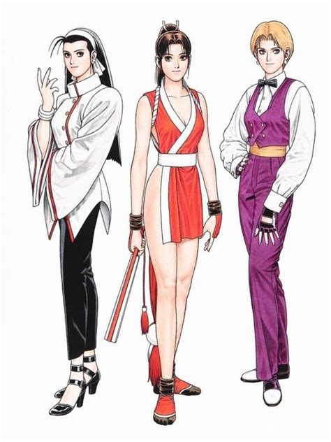 Women Fighters Team Kof Personajes De Videojuegos Diseño De