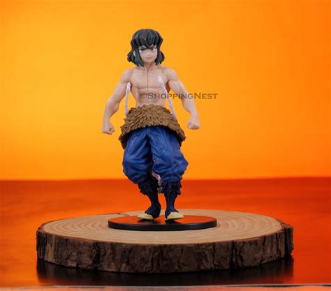 Demon Slayer Inosuke Hashibira Without Mask Action Figure 16 Cms