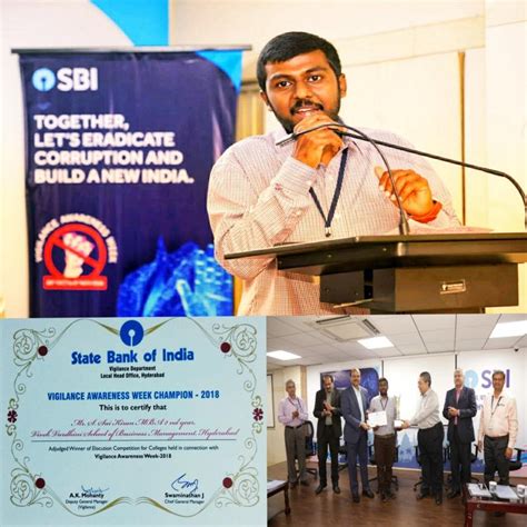 Sai Kiran 9 On Linkedin Vigilance Awareness Week Champion Felicitation